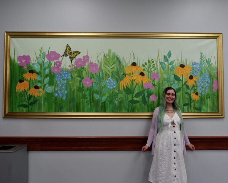 Licking County Library unveils new native plants mural by local artist ...